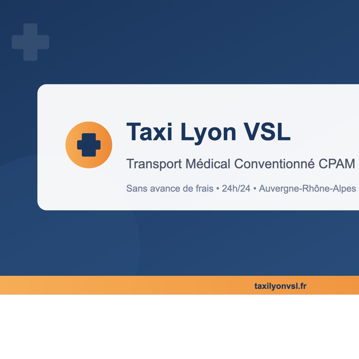 Taxi Conventionné Lyon - VSL CPAM Sans Avance de Frais | 09 70 70 21 61